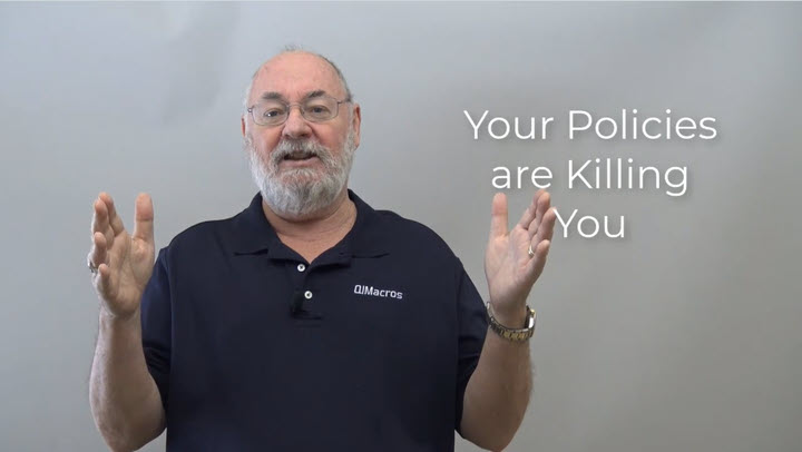 Policies are Barriers to Performance Success